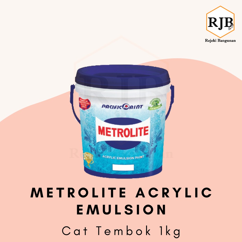 Jual Cat Tembok Metrolite / Metrolite Acrylic Emulsion | Shopee Indonesia
