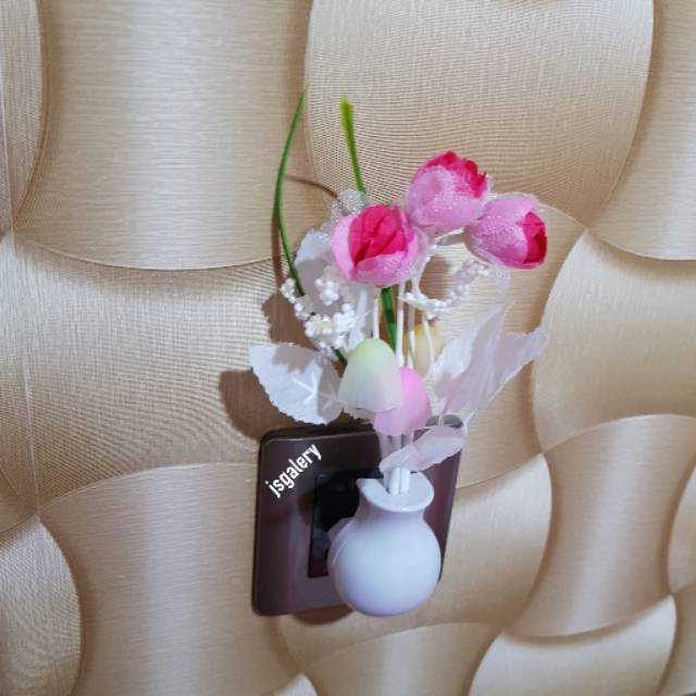 Jual JS1110 Lampu Tidur Led Bunga Tulip - Pot / Lampu Kamar Tumblr ...