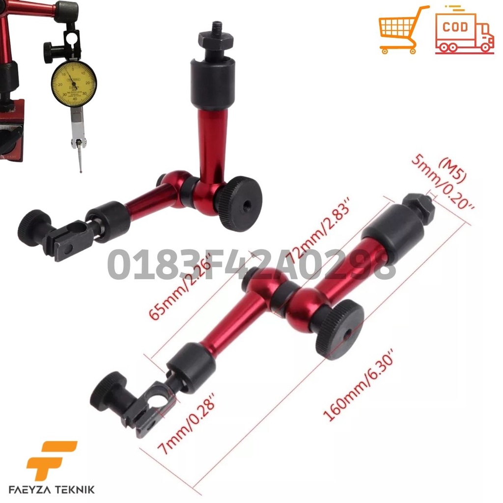 Jual Mini holder stand flexible dial test indicator for stand magnetic ...