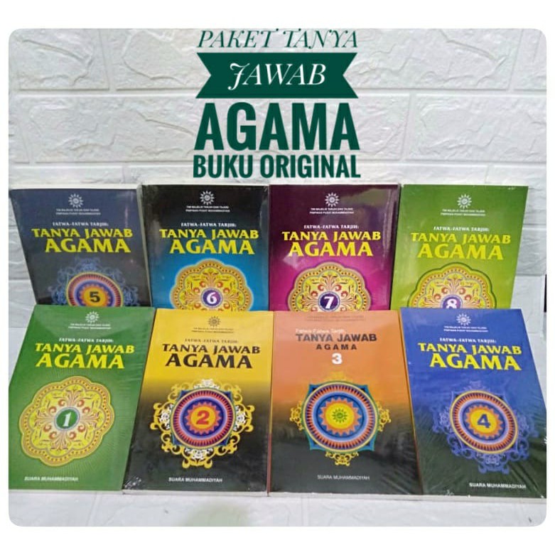 Jual Paket Tanya Jawab Agama Jilid 1-8 -Buku Tarjih Muhammadiyah-Suara Muhammadiyah-Buku ...