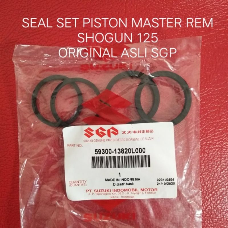 Jual SEAL KALIPER MASTER REM SHOGUN 125 SEAL PISTON MASTER REM ORIGINAL ...