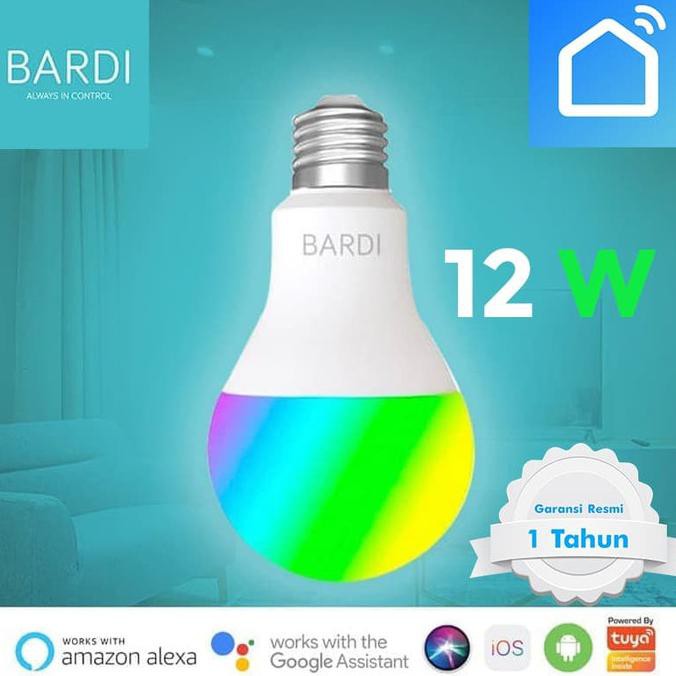 Jual BARDI BOHLAM LAMPU SMART HOME LED LIGHT BULB WIFI RGB WW 12W 12 ...