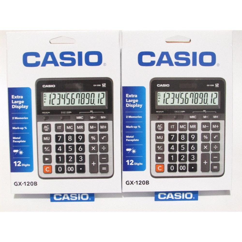 Jual Casio GX 120 B - Calculator Desktop Kalkulator Meja Kantor GX-120B ...
