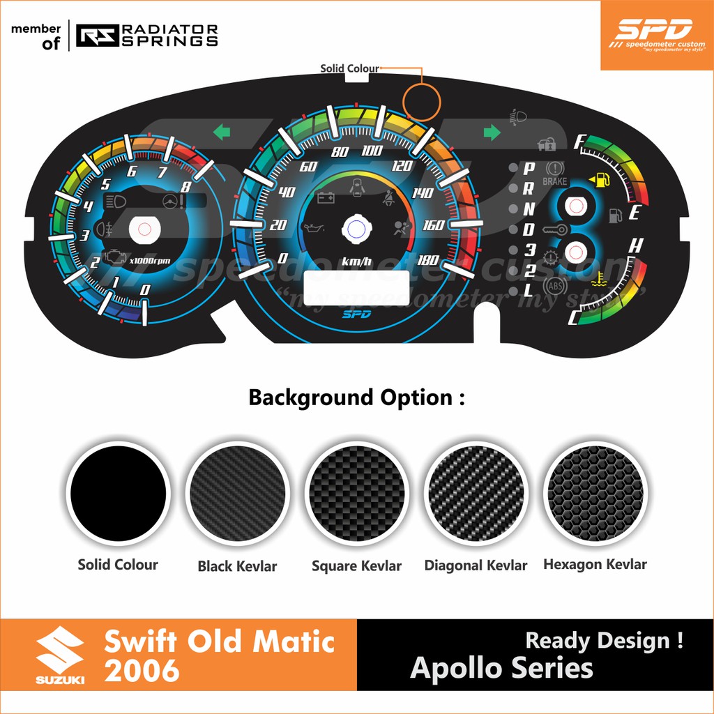Jual PANEL SPEEDOMETER CUSTOM SUZUKI SWIFT MATIC 2006-2010 - SPD ...