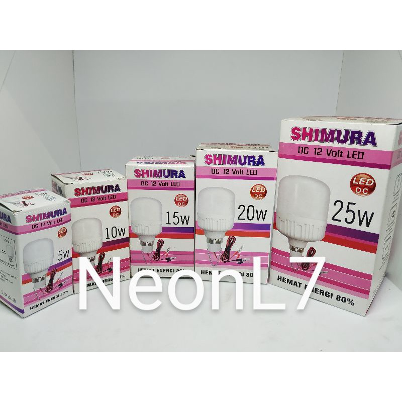 Jual SHIMURA LAMPU LED DC AKI 12V 5W-25W | Shopee Indonesia