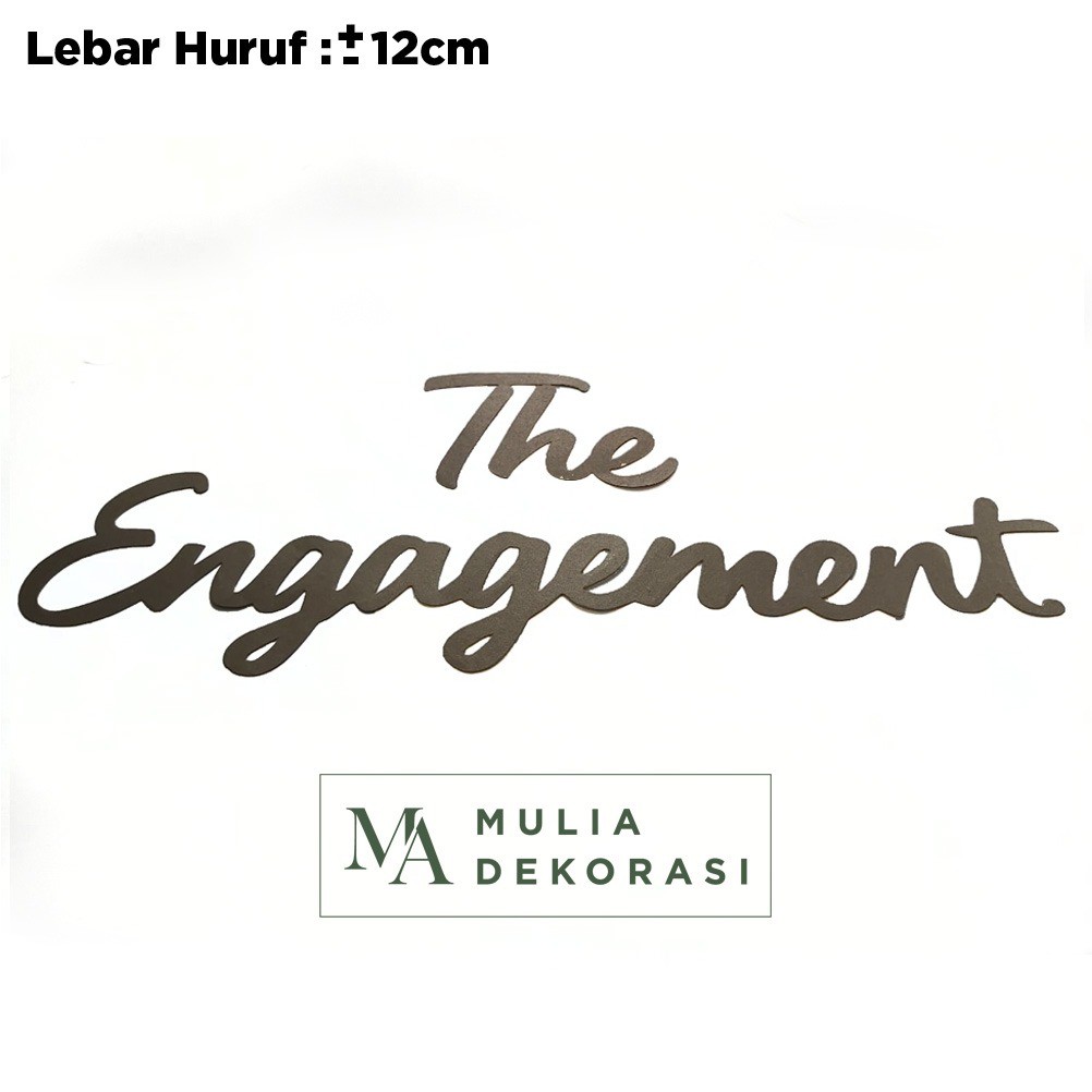 Jual Tulisan Dekorasi Backdrop Happy Wedding Engagement Birthday Karton ...