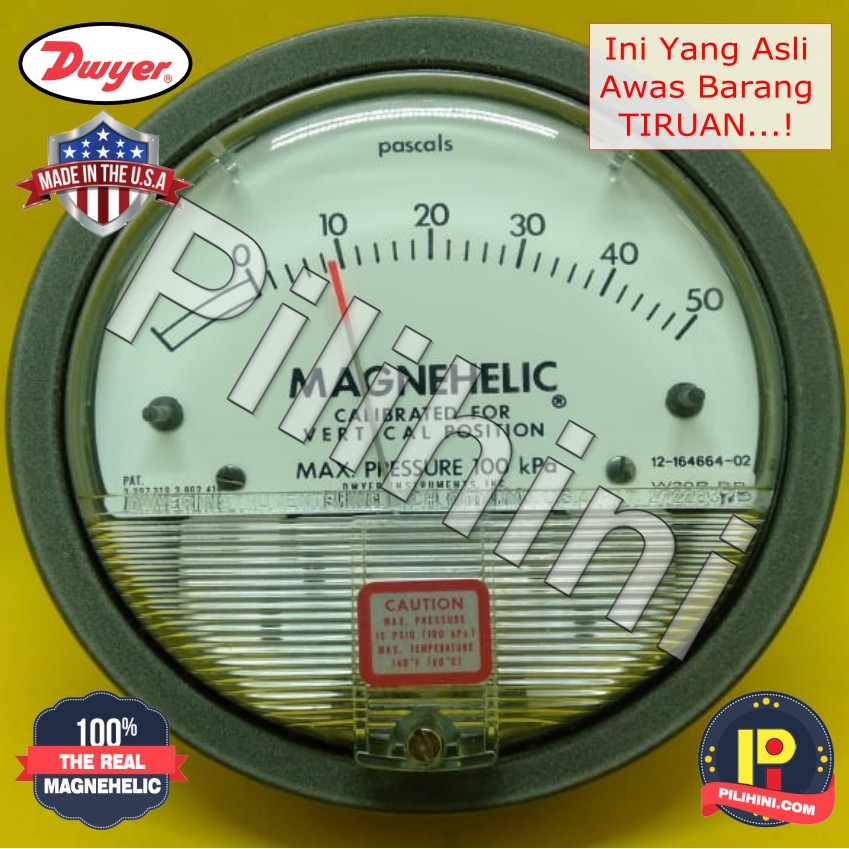 Jual Dwyer 2000-60PA-N Magnehelic Differential Pressure Gage | Shopee Indonesia