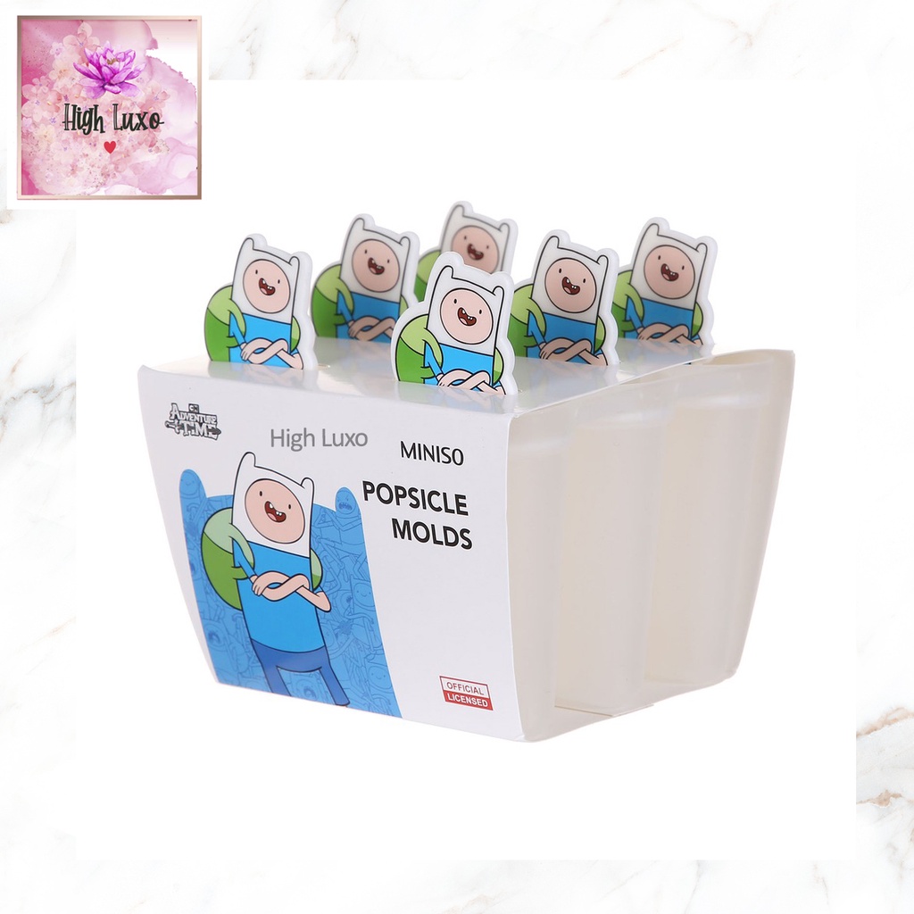 Jual MINISO Adventure Time Popsicle Molds Blue Finn The Human Cetakan ...