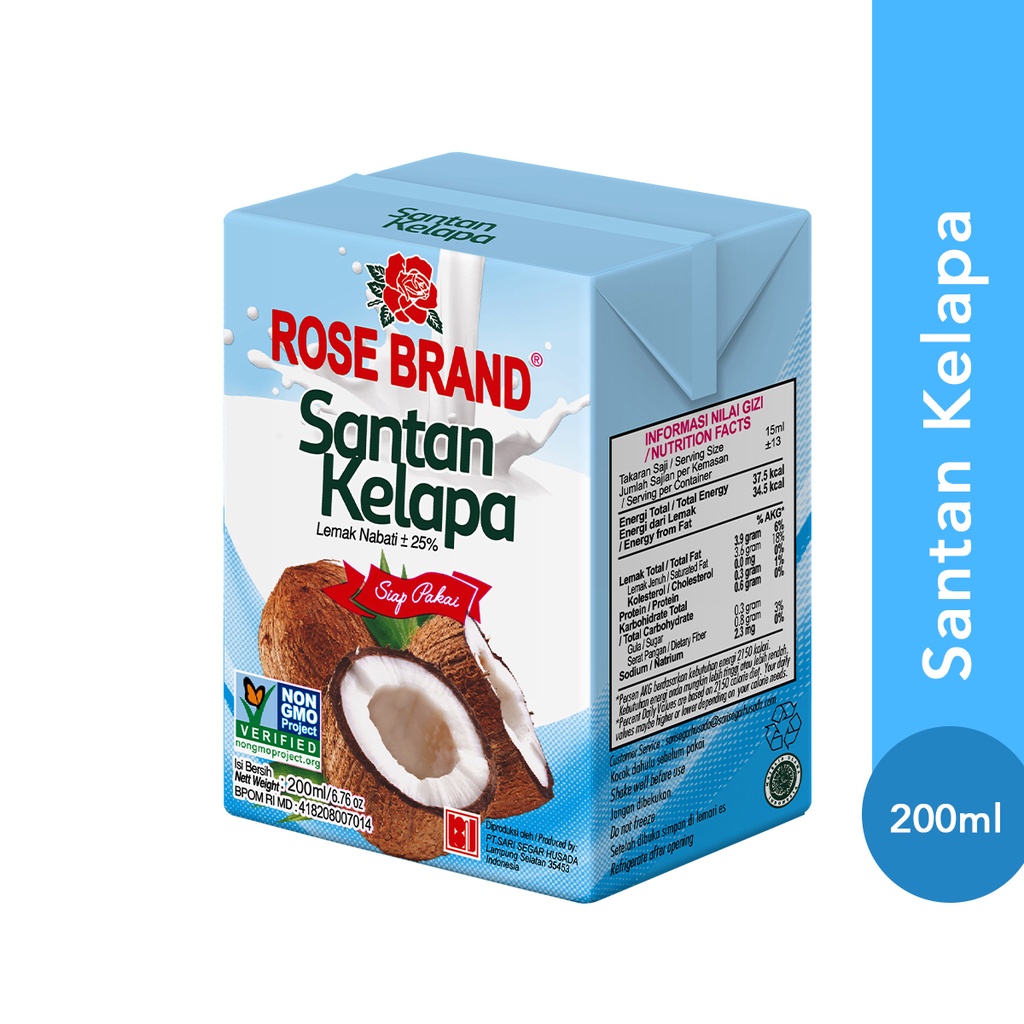Jual Rose Brand - Santan Kelapa 200 ML | Shopee Indonesia