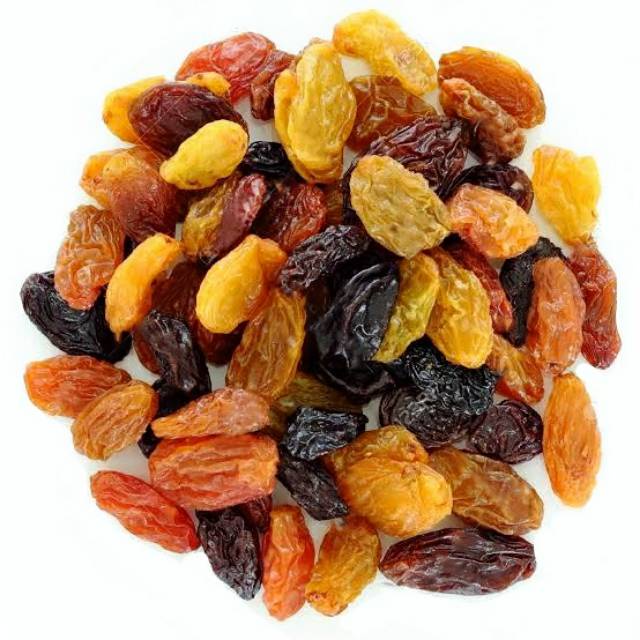 Jual Mix Raisins Unsweetened 500gr (1/2kg) Kismis Emas dan Hitam ...