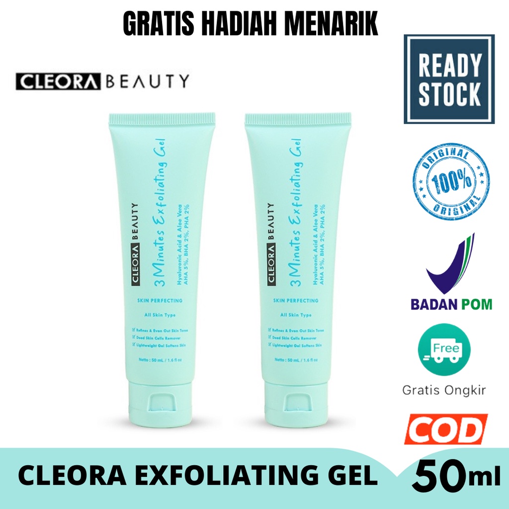 Jual CLEORA EXFOLIATION GEL 3 MINUTES EKSFOLIASI CLEORA | Shopee Indonesia