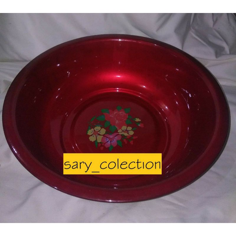 Jual Baskom enamel merah ukuran 34 (besar) | Shopee Indonesia