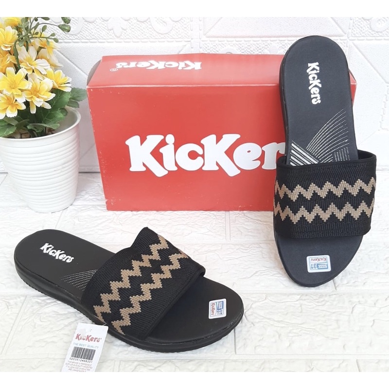 Jual Sandal kickers cewek wedges sendal kickers | Shopee Indonesia