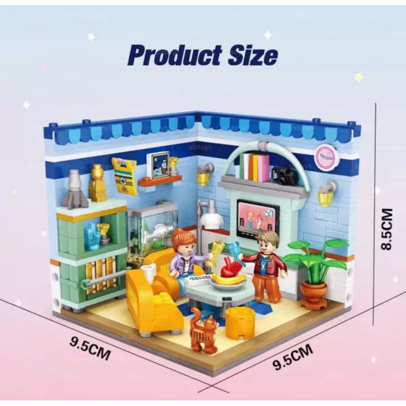 Jual Lego Block Miniatur Ruang Keluarga Rumah-Rumahan | Shopee Indonesia