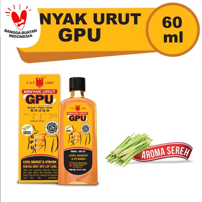 Jual Minyak Urut GPU Sereh 60 ml | Shopee Indonesia