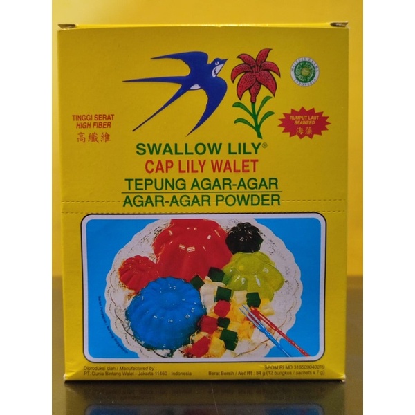 Jual agar-agar lili walet kemasan 7gr | Shopee Indonesia
