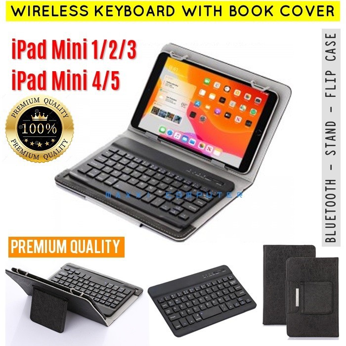 Jual iPad Mini 1 2 3 4 5 Wireless Bluetooth Blutooth Keyboard Kibord ...