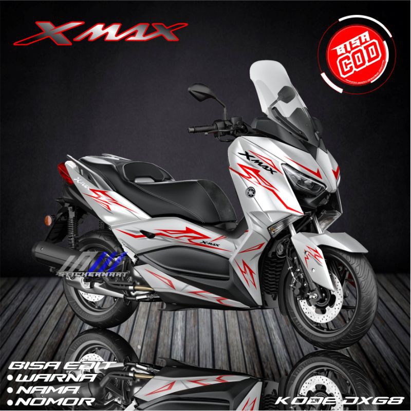 Jual Decal xmax grafis simple grafik variasi Sticker motor Full Body ...