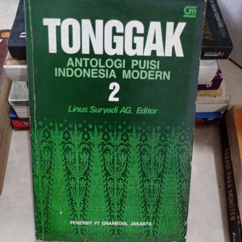 Jual BUKU TONGGAK ANTOLOGI PUISI INDONESIA MODERN JILID II LINUS ...