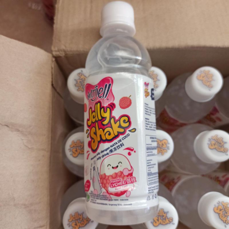 Jual Minuman Jelly Shake Nata De Coco Rasa Leci Lychee 340 Gram ...