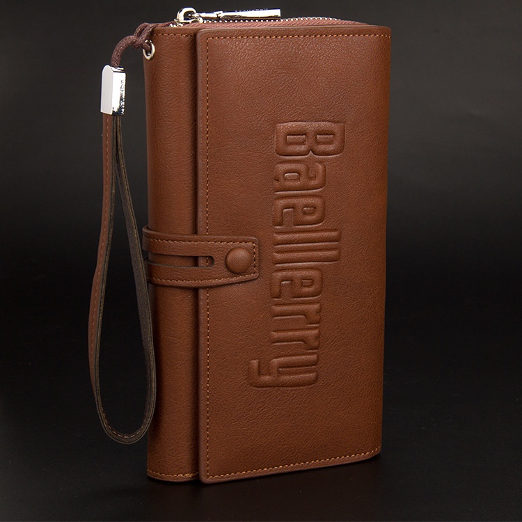 Jual BAELLERRY S1393 Dompet Pria Wanita Panjang Bahan Kulit PU Leather ...