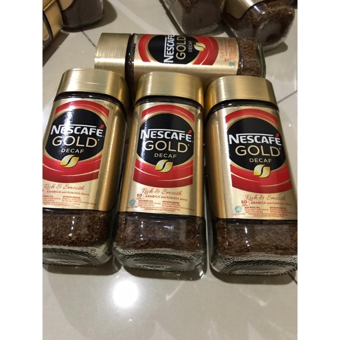 Jual NESCAFE GOLD BLEND DECAF 100 G KEMASAN BARU NESTLE | Shopee Indonesia