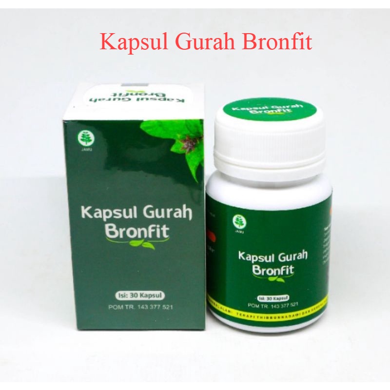 Jual KAPSUL GURAH BRONFIT BPOM MEMBANTU PERNAFASAN MENGATASI ASMA BATUK ...