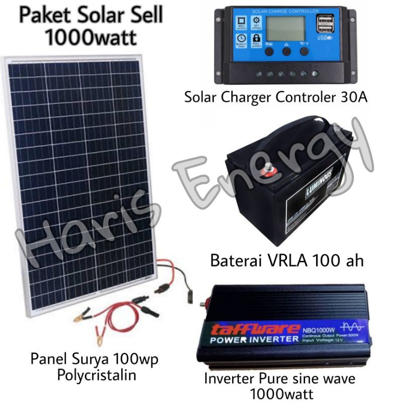 Jual Paket Hemat Panel Surya 1000 watt | Shopee Indonesia