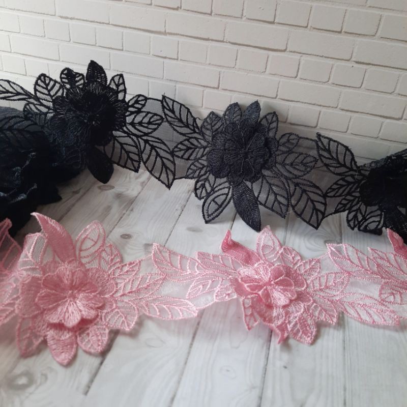 Jual renda bunga yard | Shopee Indonesia