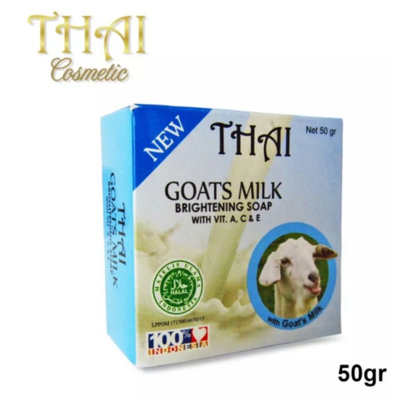 Jual THAI GOATS MILK SABUN SUSU DOMBA BPOM | Shopee Indonesia
