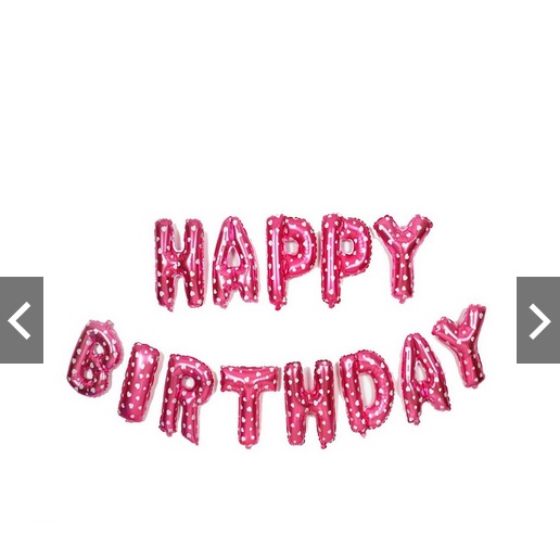 Jual Balon Foil Huruf Happy Birthday | Shopee Indonesia