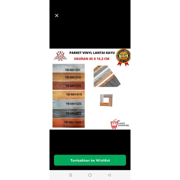 Jual Lantai VINYL parket kayu stiker lantai uk 45cmx15,2cm Tebal 2MM - YB-MH-1045-7 | Shopee ...