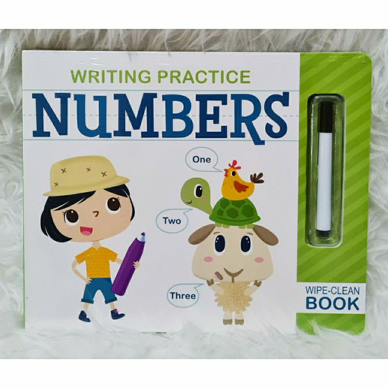 Jual BUKU WRITING PRACTICE NUMBERS WIPE CLEAN Belajar Menulis Angka ...
