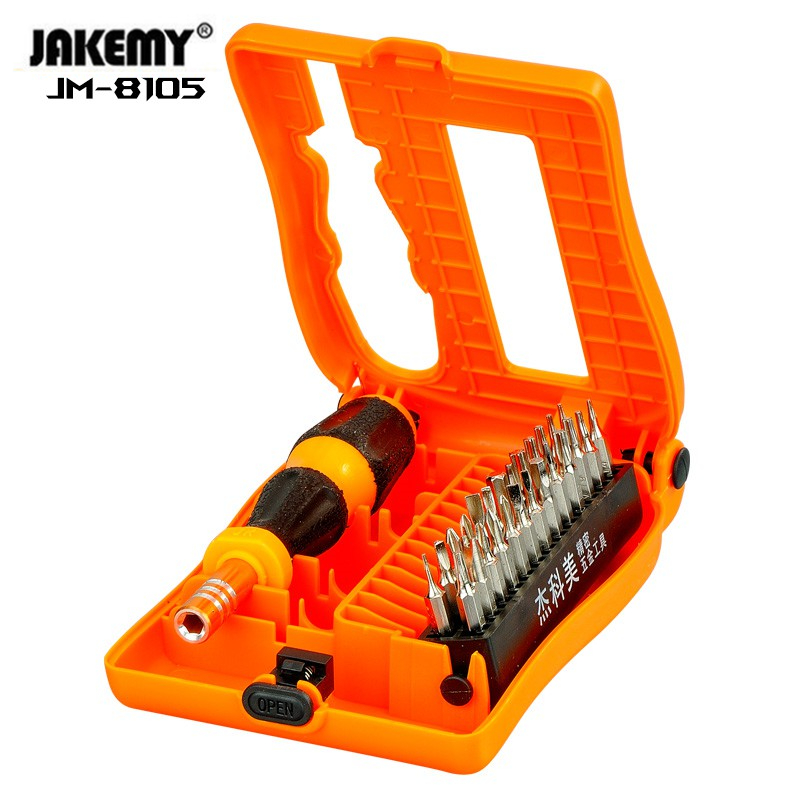 Jual Jakemy Obeng Set JM-8105 29 in 1 Gears Maintaining Tool Set ...