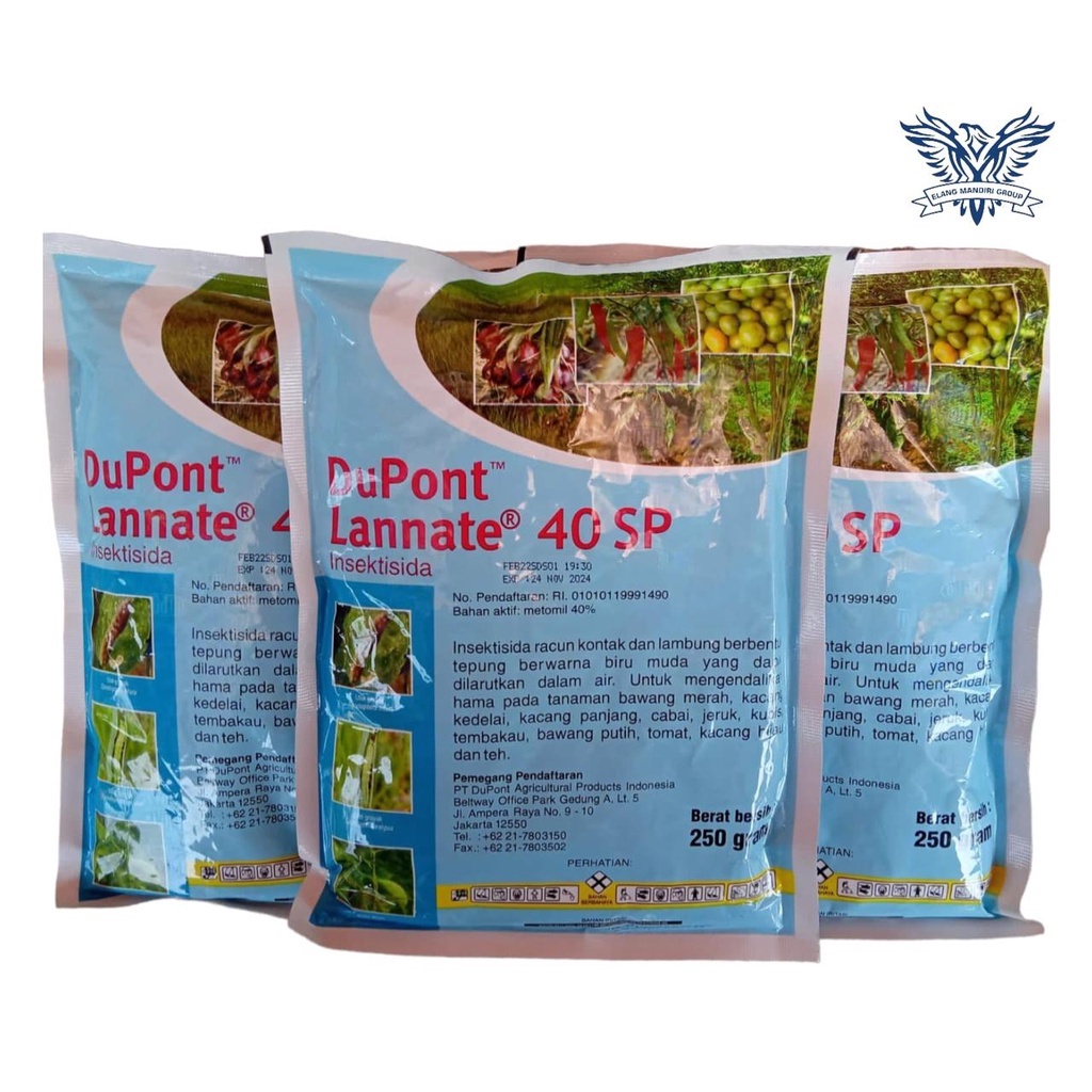 Jual Dupont Lannate biru 40 SP 250 Gram Insektisida Metomil 40% Basmi ...