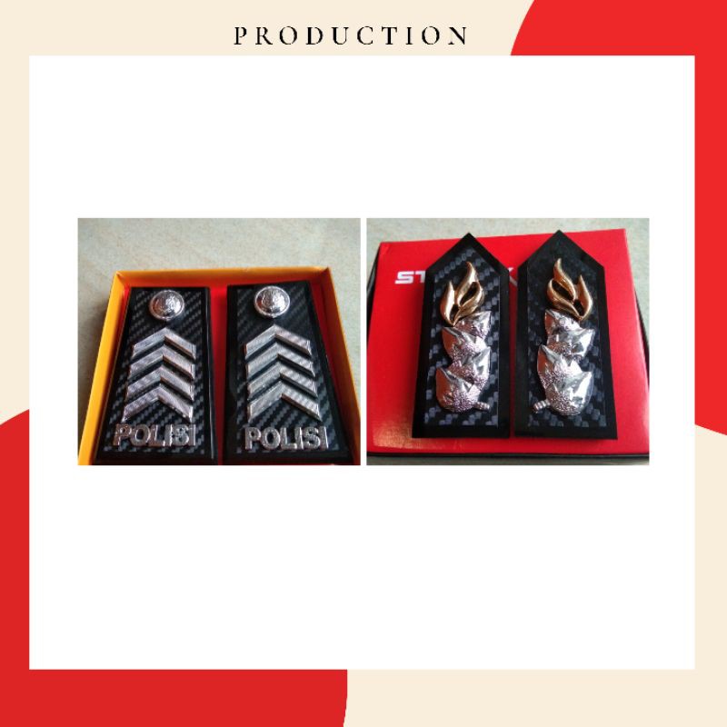 Jual Set pangkat bripka motif monogram | Shopee Indonesia