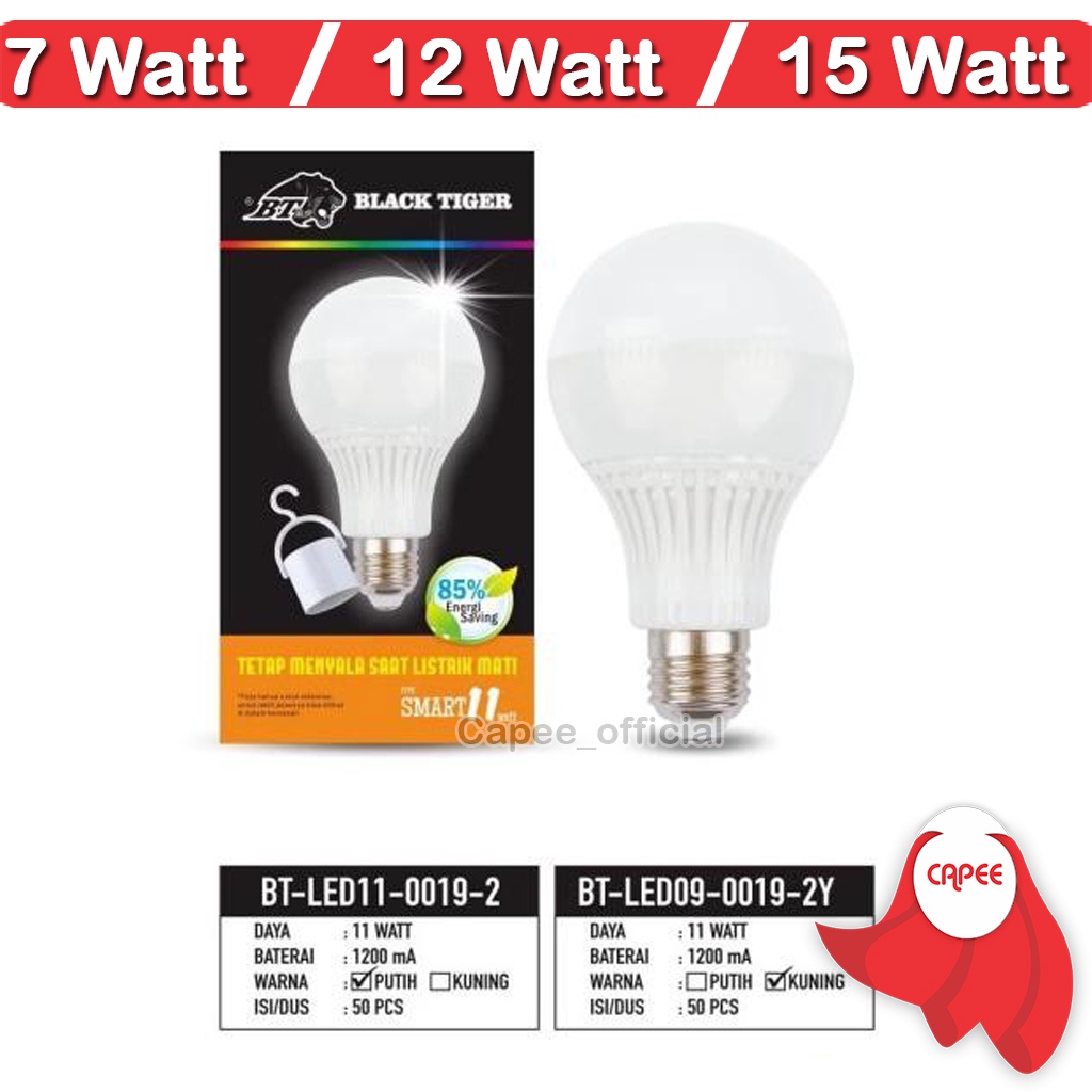 Jual Lampu Bohlam LED Black Tiger - 7 Watt | Shopee Indonesia