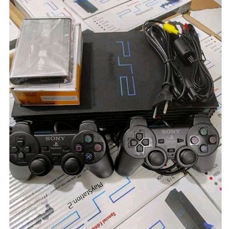 Jual PS2 FAT MC BOOT/MATRIX HDD 160GB FULLGAME DENGAN 2 STIK BOLA 2024 ...