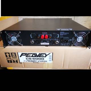 Jual POWER AMPLIFIER PEAVEY CS6000/CS 6000 GRADE A | Shopee Indonesia