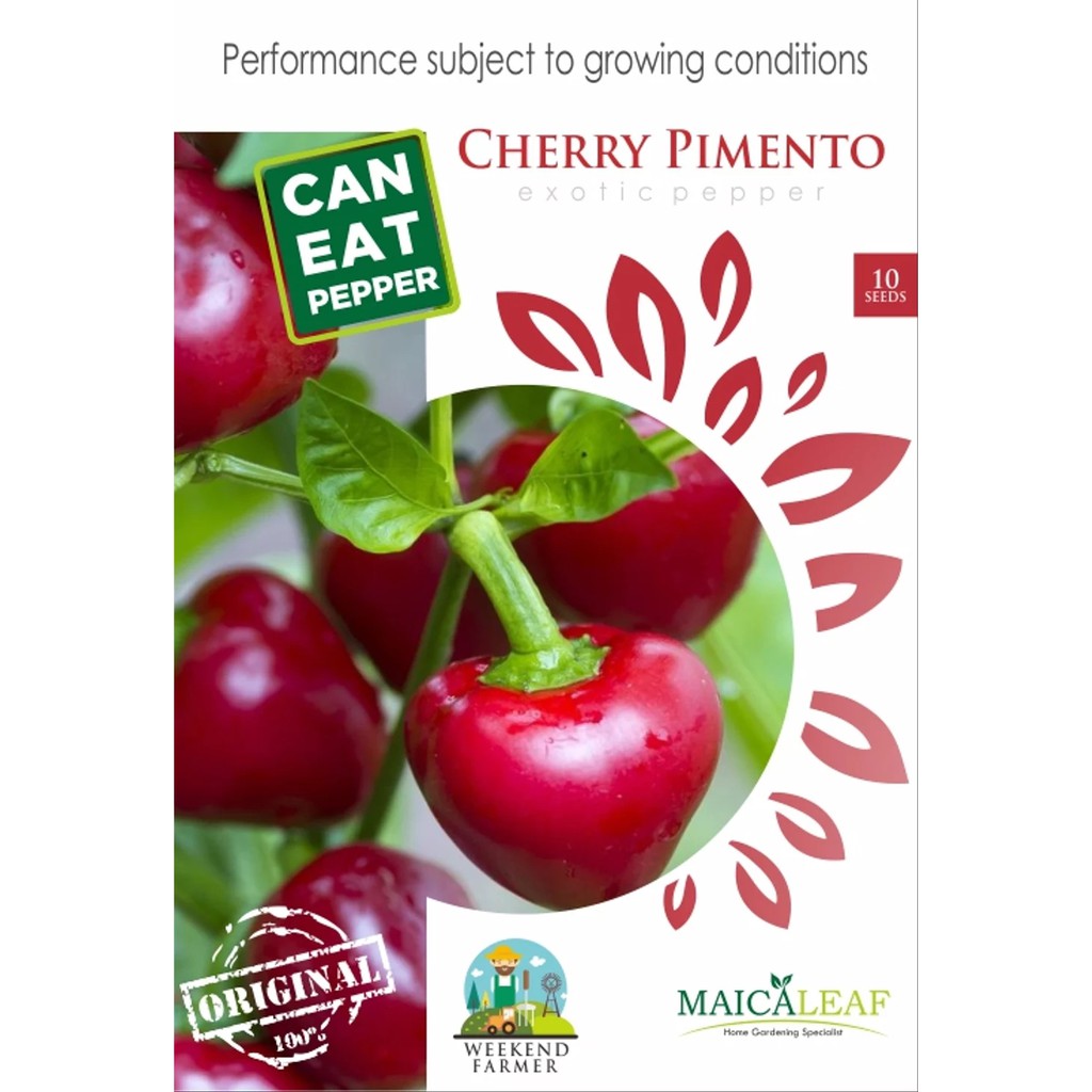 Jual Benih Cabe Cherry Pimento/Bibit Cabe Cherry Pimento isi 10 Benih ...