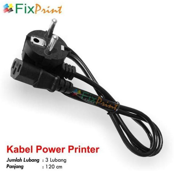Jual KABEL POWER 3 LUBANG CPU KOMPUTER KE LISTRIK CABLE ADAPTOR PRINTER ...