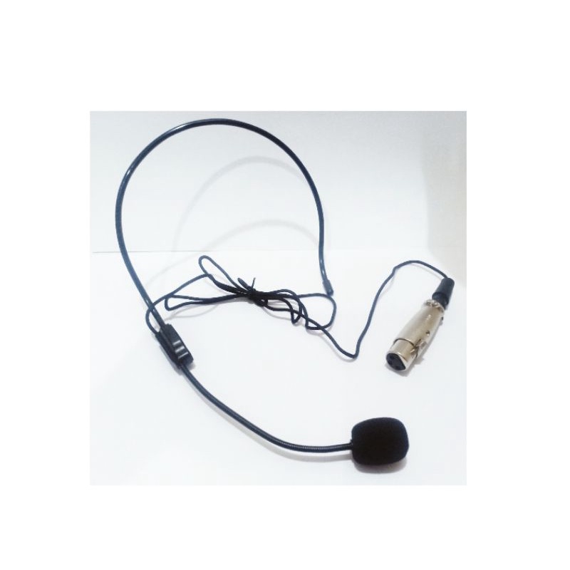 Jual mic jepit clip on headset bando Canon 3 pin lavalier mikrofon ...