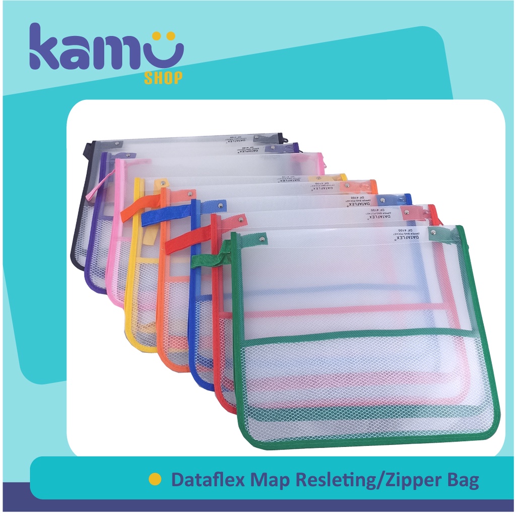 Jual Dataflex Map Tas Resleting Zipper Bag Df 321 Shopee Indonesia
