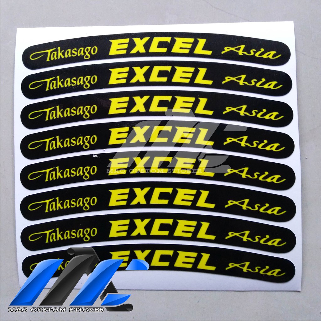 Jual STIKER LIST VELG VELK PELEK RIMS - TAKASAGO EXCEL ASIA | Shopee ...