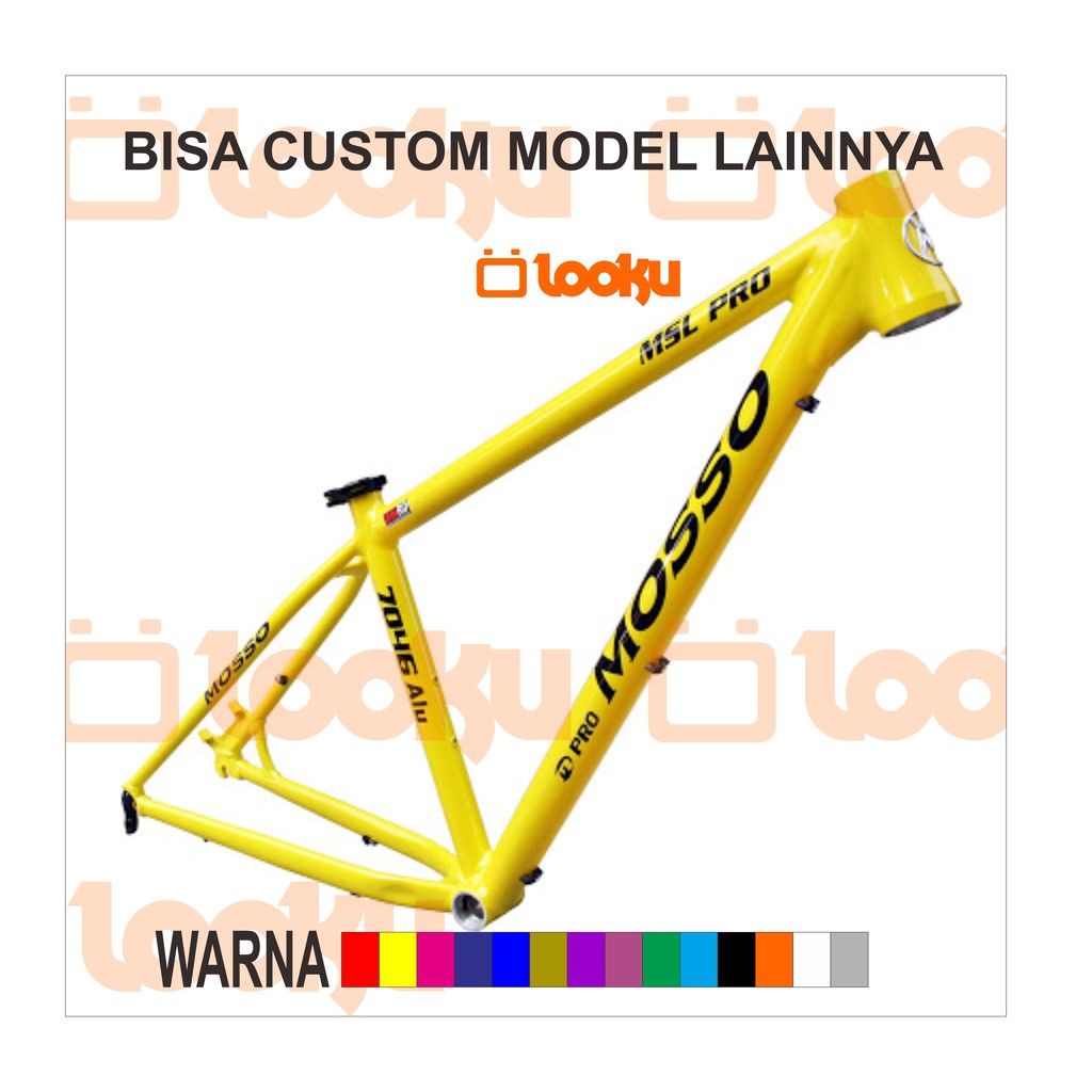 Jual Stiker sticker Mosso MTB Sepeda Custom decal frame | Shopee Indonesia