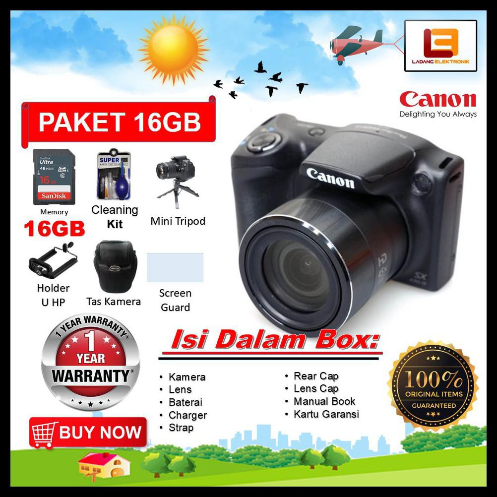 Jual {BISA COD} Canon Powershoot SX430 IS Digital Kamera / Kamera Zoom ...
