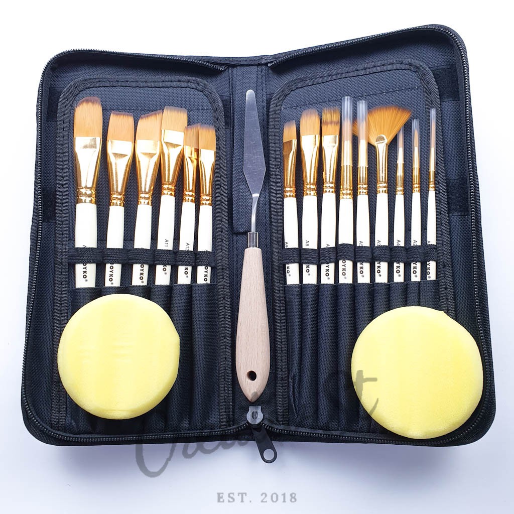 Jual JOYKO Art Brush Set Kuas Lukis Set Brush Brs-12 | Shopee Indonesia