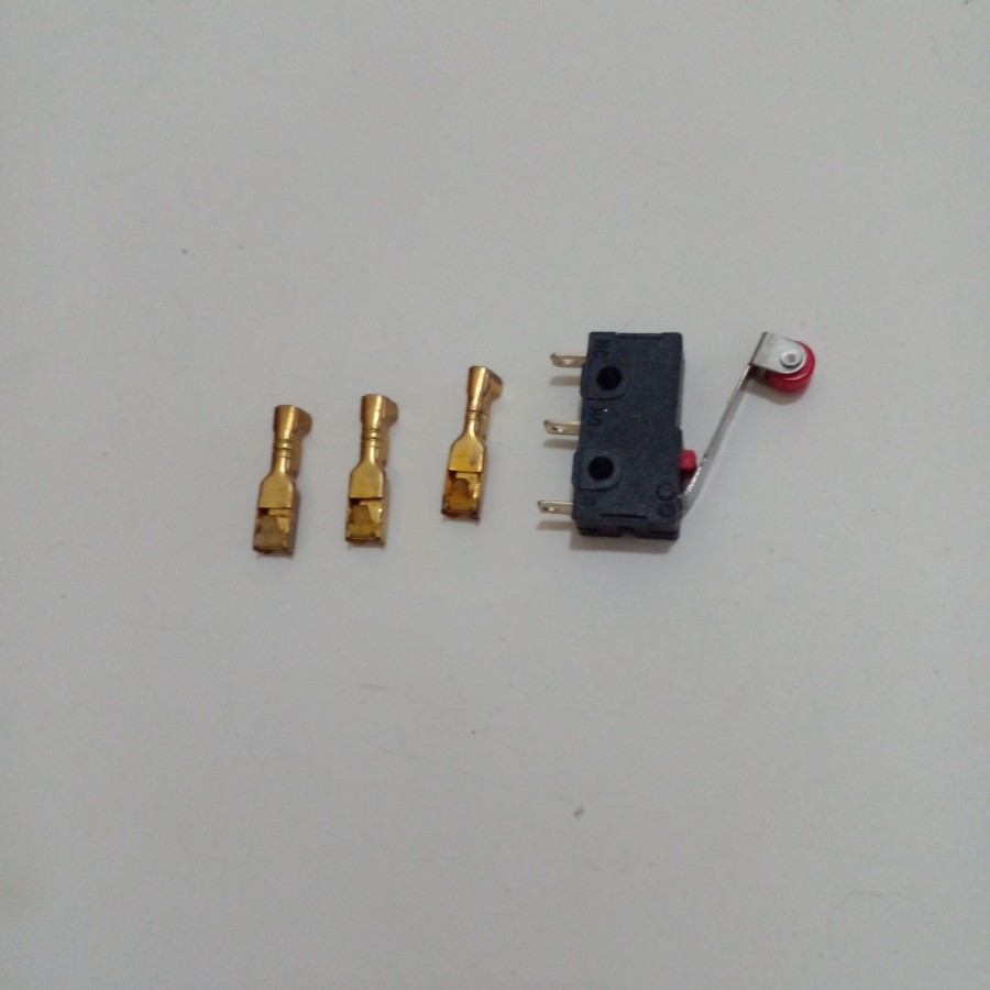 Jual micro switch saklar mini dengan roda dan kabel skun | Shopee Indonesia