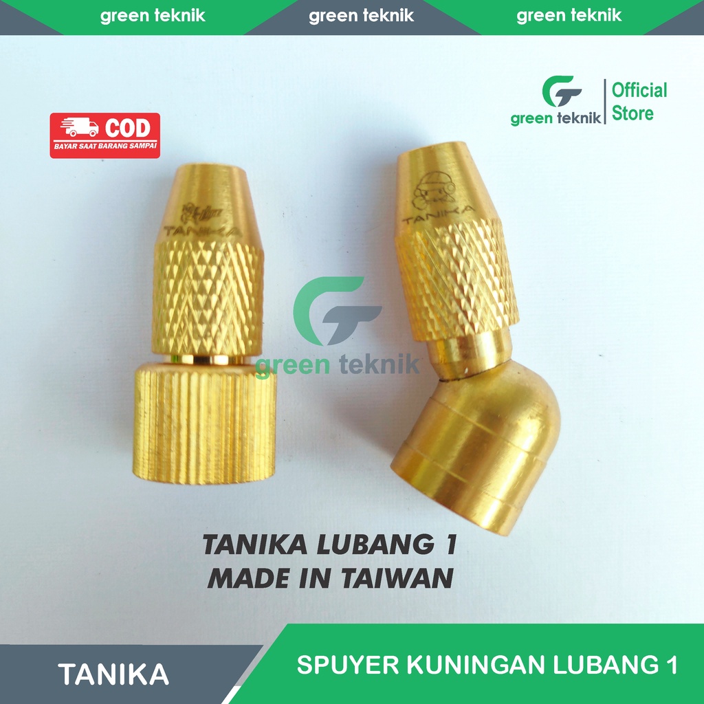 Jual Nozzle Sprayer Spuyer Kuningan Tanika Lubang 1 Bengkok Lurus ...