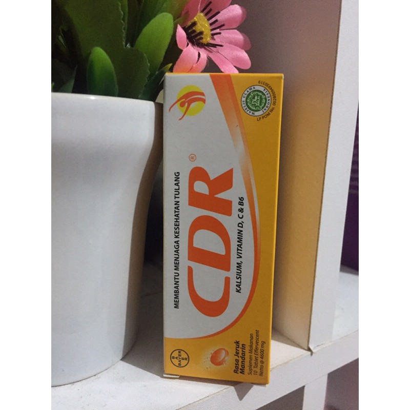 Jual CDR (Calcium, Vitamin D, C & B6) isi 10 tablet effervescent ...
